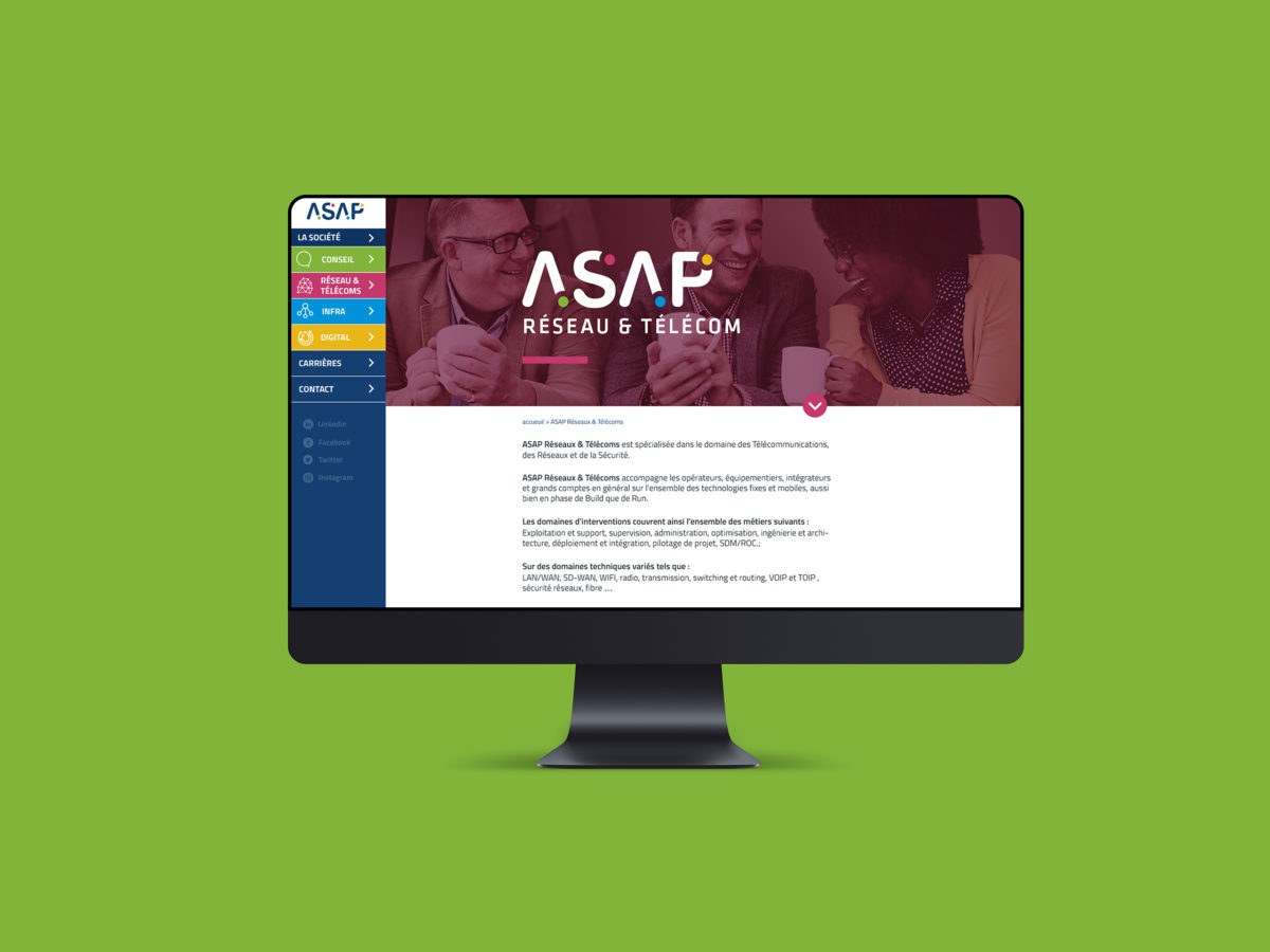 Identité visuelle // Asap Technologies - Julien MAGE