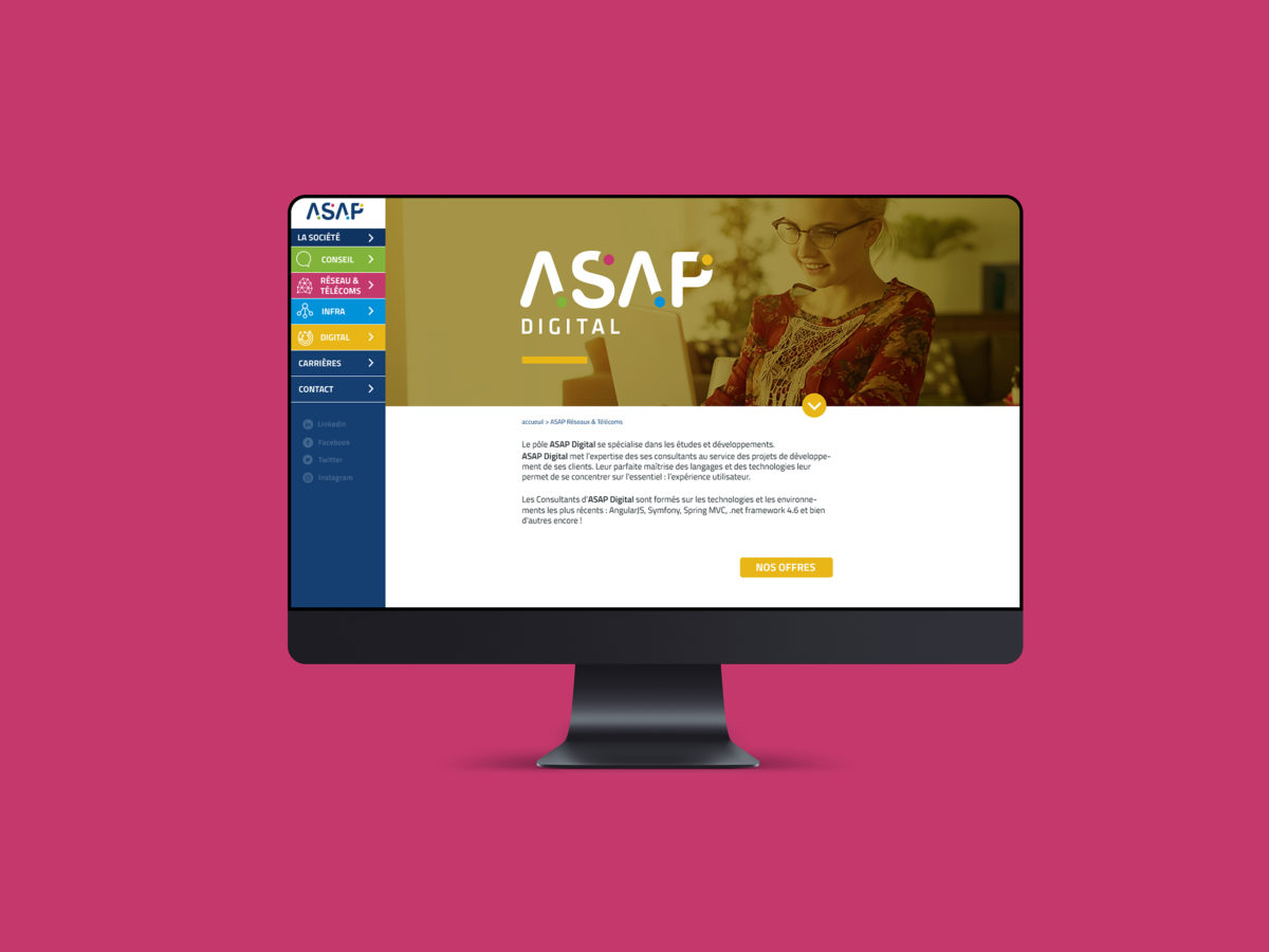Identité visuelle // Asap Technologies - Julien MAGE